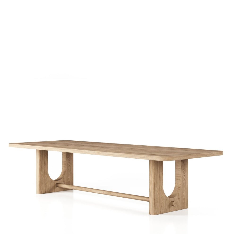 Walz Natural Oak Rectangular Dining Table – Stylish Design Furniture