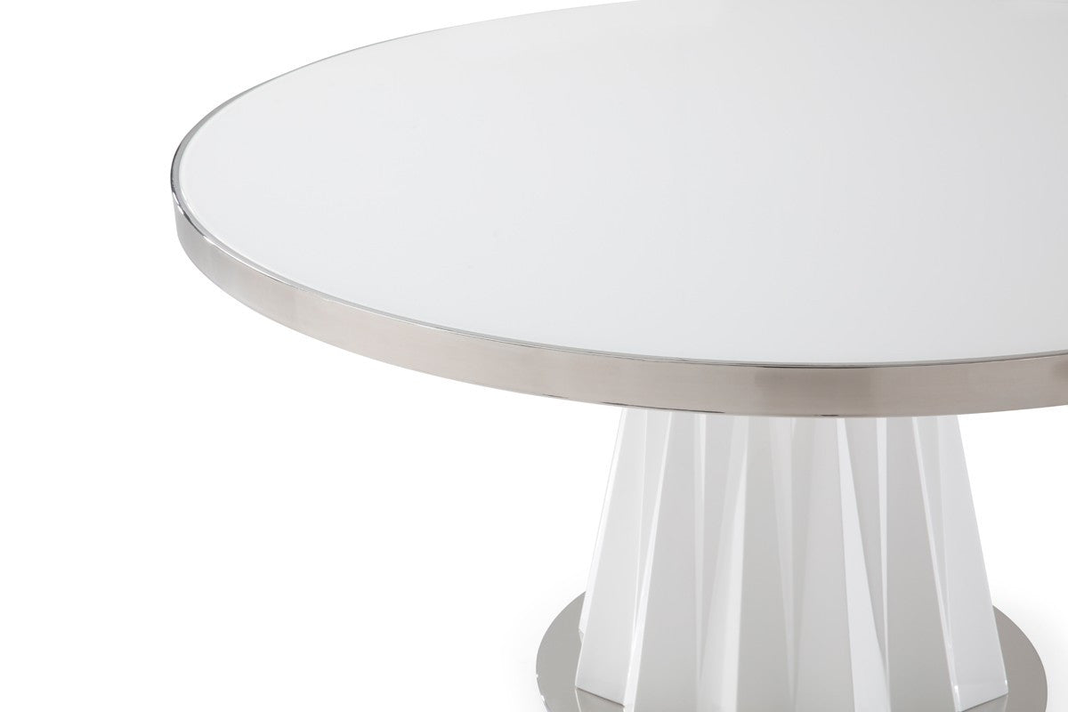 Cabaret White Round Dining Table – Stylish Design Furniture